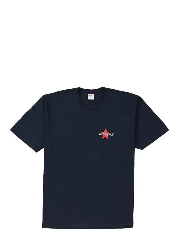 Supreme Money Power Respect Tee Shirt - Navy Blue
