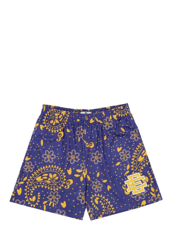 ERIC EMANUEL Ee Basic Short - Purple Paisley