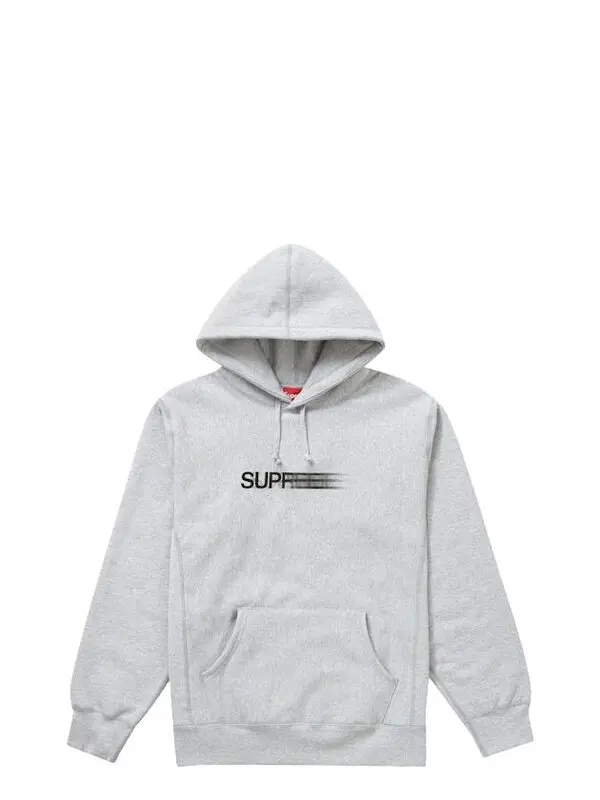 Supreme Motion Logo Hooded Sweatshirt - Ash Grey