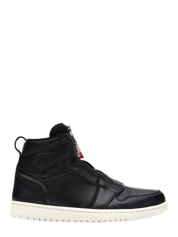 JORDAN 1 Retro High Zip Sneakers - Black/sail/university Red