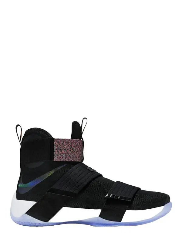 Nike Lebron Zoom Soldier Unlimited Sneakers - Black/total Orange/cosmic Purple