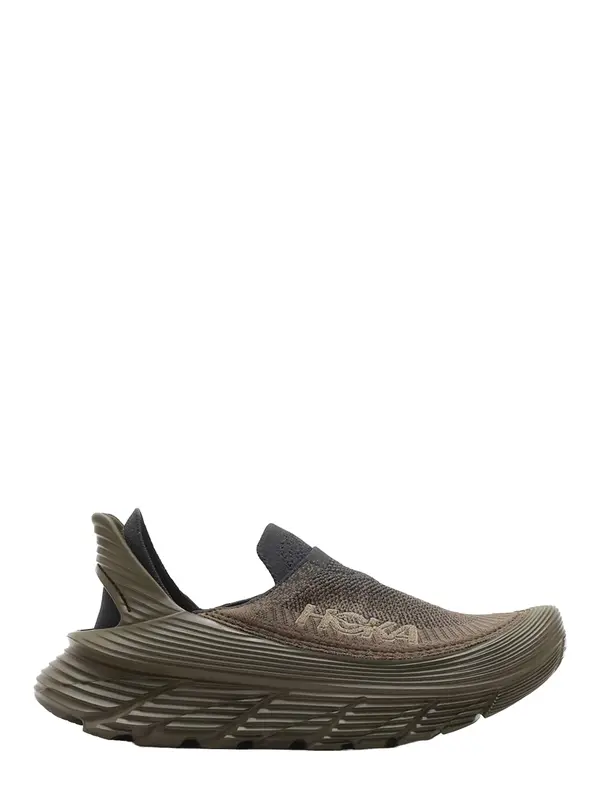 Hoka One One Hoka Restore Tcin Slip-on Sneakers - Dark Olive/black