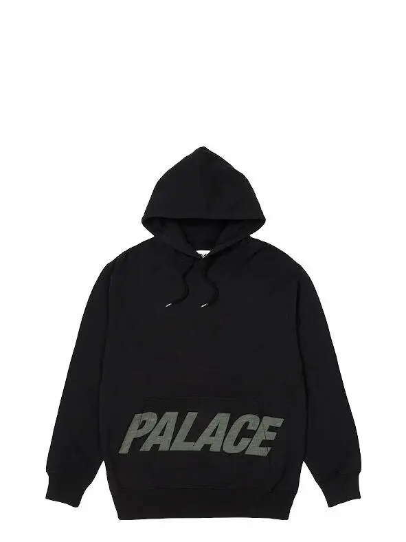 PALACE Pal Pocket Slub Hood - Black