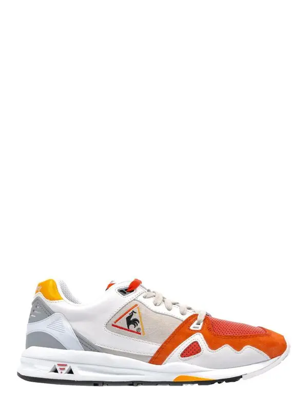 LE COQ SPORTIF R1000 High Top Sneaker - White/red