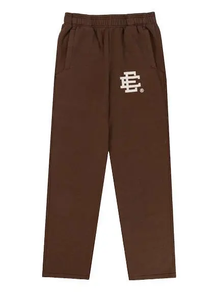 ERIC EMANUEL Ee Basic Sweatpant - Brown/white