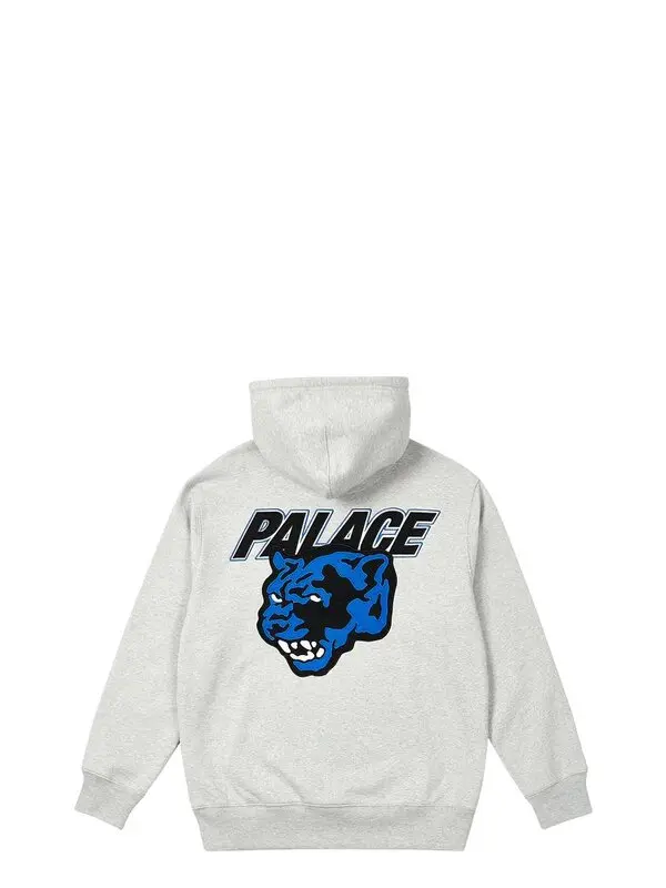 PALACE Hoodie - Grey Marl