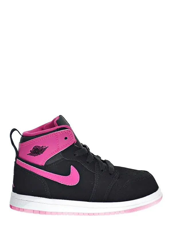 JORDAN 1 Retro High Top Sneakers - Black/vivid Pink