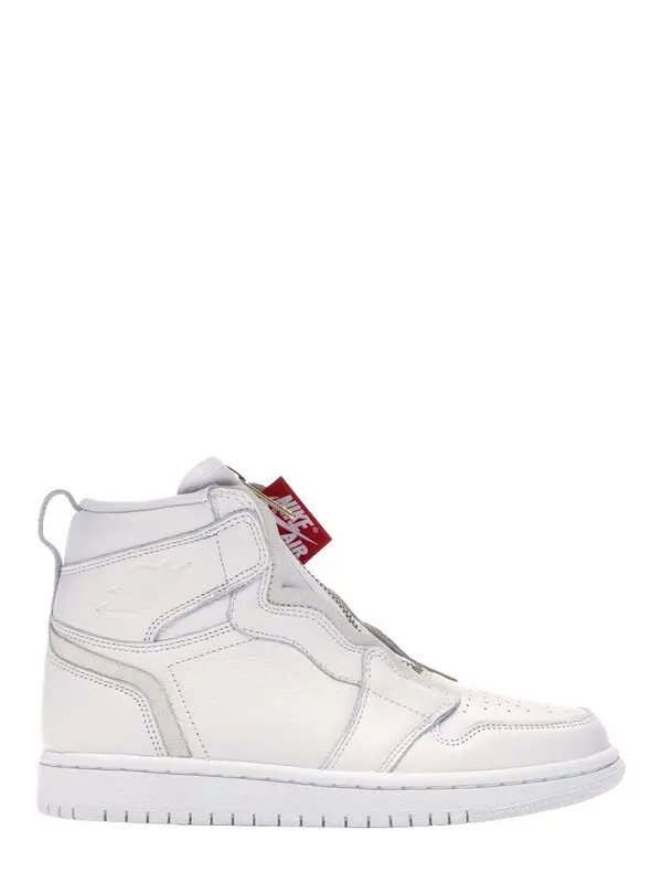 JORDAN 1 Retro High Zip Sneakers - White/university Red