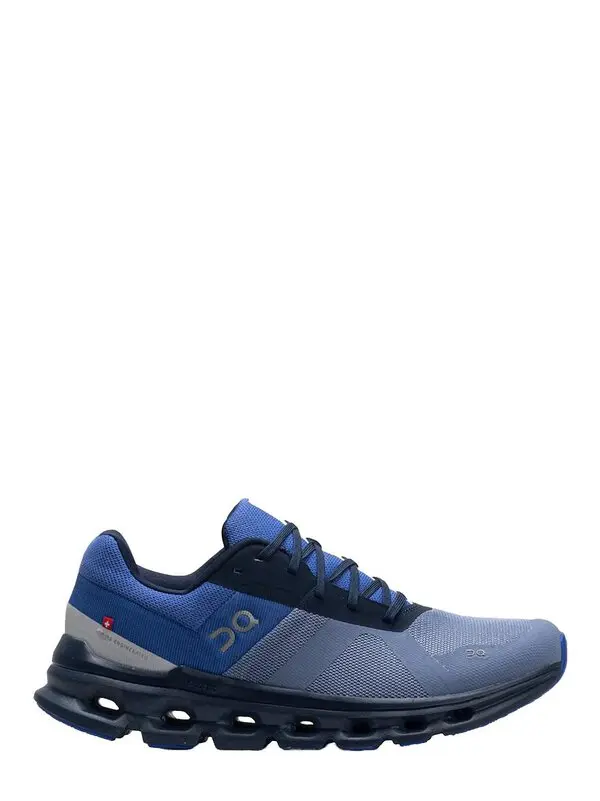 On Cloudrunnerin Running Athletic Sneakers - Shale/cobalt Blue