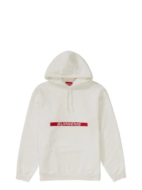 Supreme Zip Pouch Hooded Sweatshirt - White