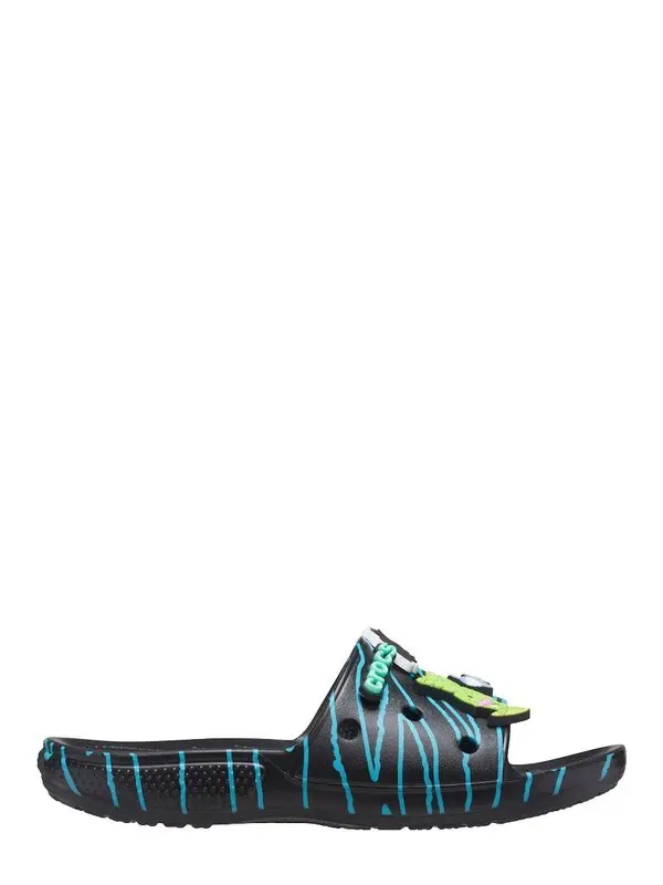CROCS Classic Slide Ron English Party Animals Zebrain - Black/blue