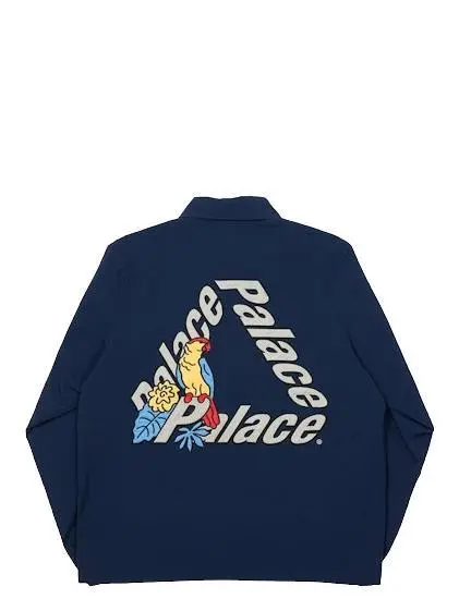 PALACE Coach Jacket - Navy Blue