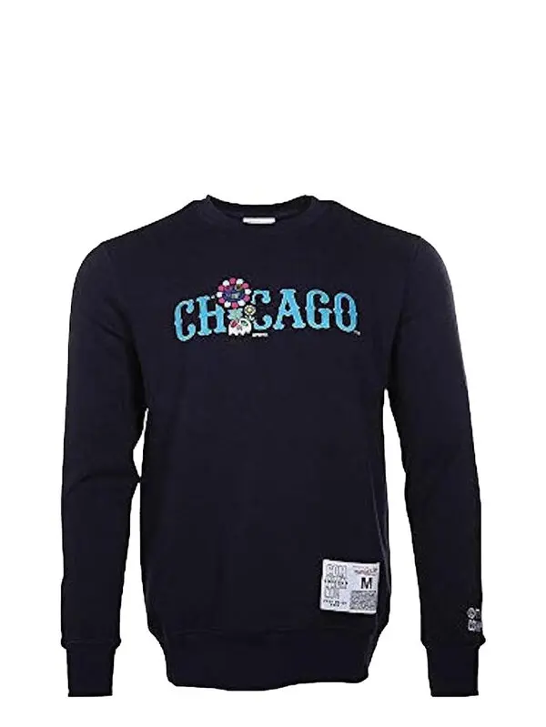 TAKASHI MURAKAMI Complexcon X Cubs Crewneck Sweatshirt - Navy Blue