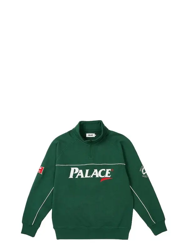 PALACE Par 1/4 Zip Funnel - Huntsman