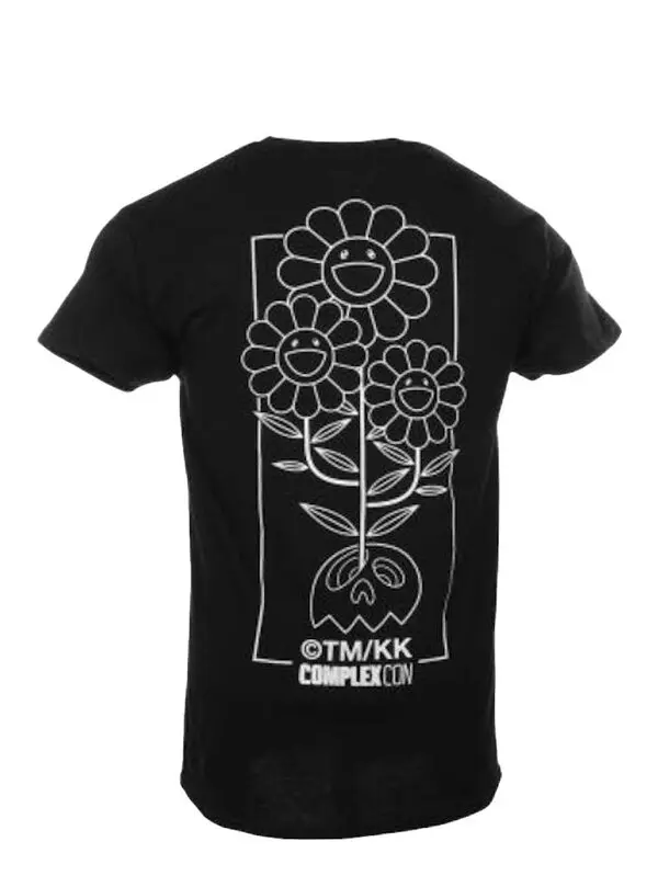 TAKASHI MURAKAMI Complexcon Flower Cluster Tee Shirt - Black