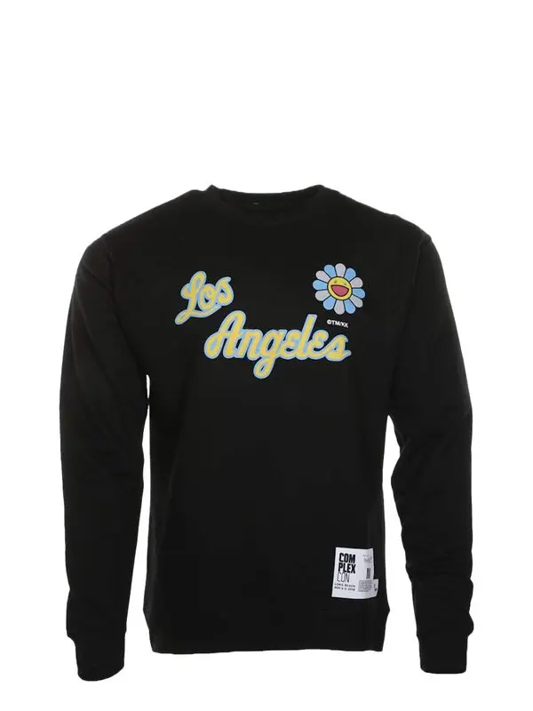 TAKASHI MURAKAMI Complexcon X La Lakers M&n Crew Sweatshirt - Black