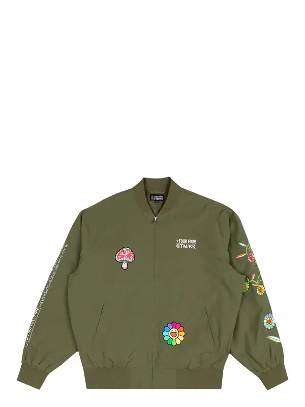 TAKASHI MURAKAMI 44 Metamorphosis Bomber Jacket - Olive