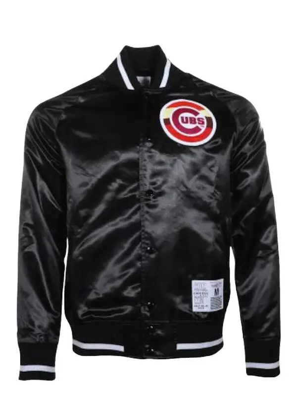 TAKASHI MURAKAMI Complexcon X Cubs Satin Jacket - Black