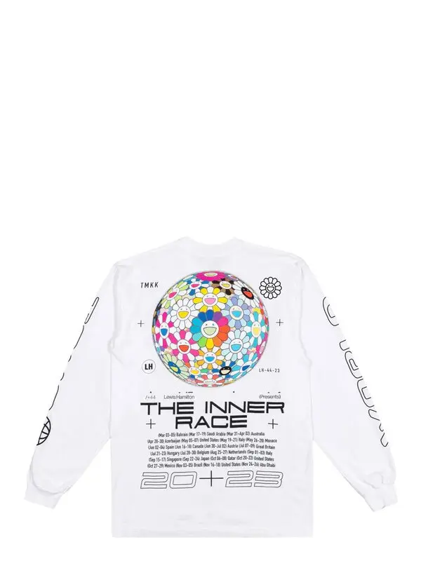 TAKASHI MURAKAMI 44 World Tour Long Sleeve T-shirt - White