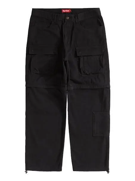 Supreme Zip-off Utility Pant - Black