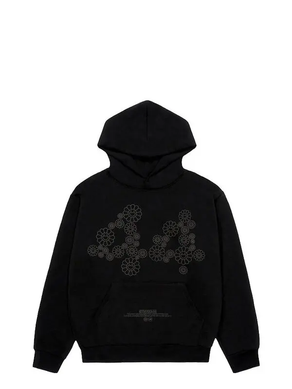 TAKASHI MURAKAMI Lewis Hamilton 44 Flowers Hoodie - Black