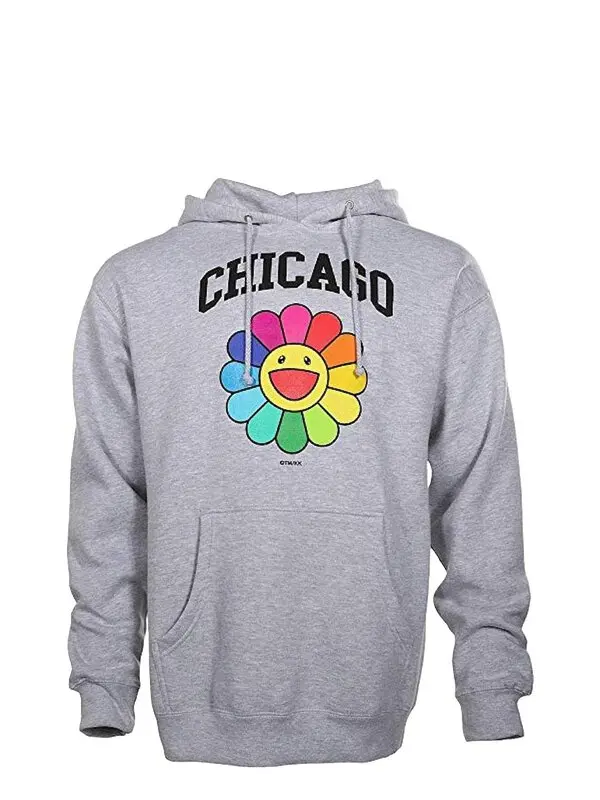 TAKASHI MURAKAMI Complexcon Chi Flower Hoodie - Grey