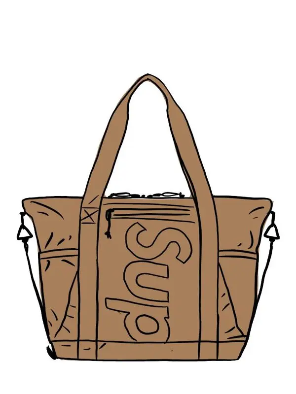 Supreme Zip Tote - Tan