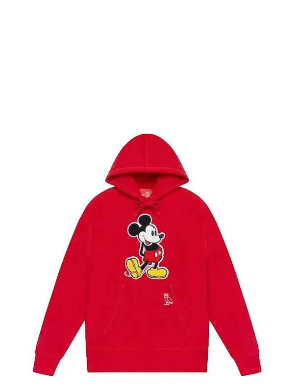 OVO X Disney Classic Mickey Hoodie - Red
