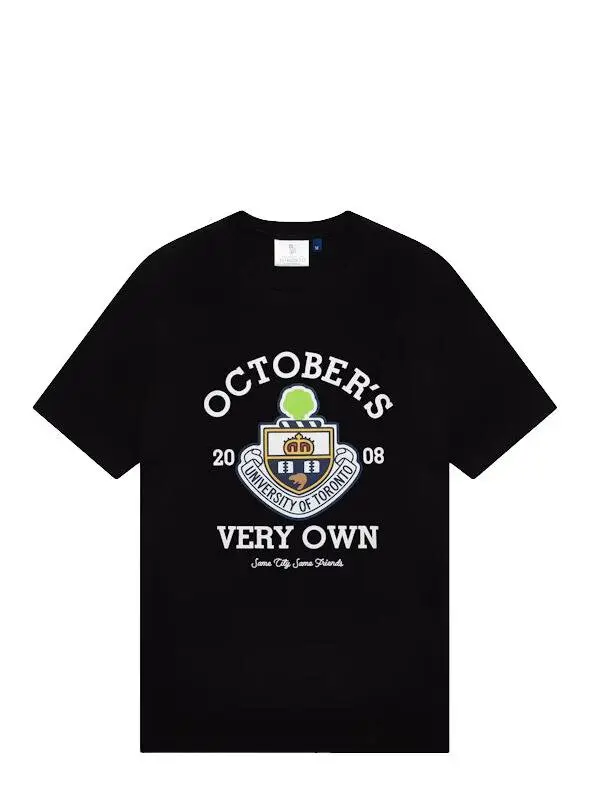 OVO U Of T Crest T-shirt - Black