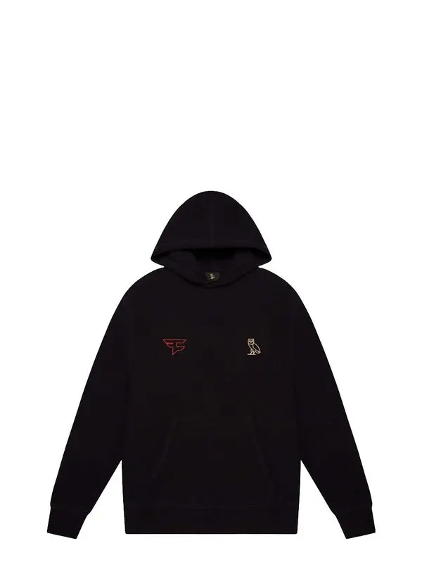 OVO X Faze Clan Gamer Hoodie - Black
