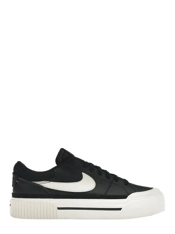 Nike Court Legacy Lift Sneakers - Black/white/team Orange