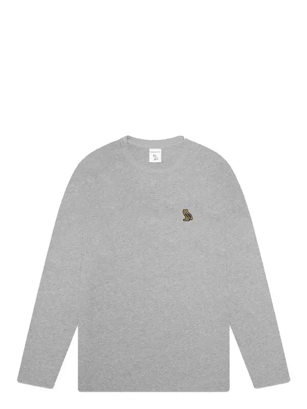 OVO X Essentials Longsleeve T-shirt - Heather Grey