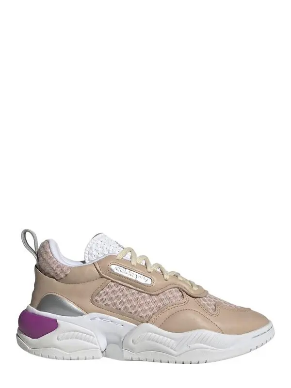 Adidas Supercourt Rx Sneakers - Linen/ Linen/ Shock Purple