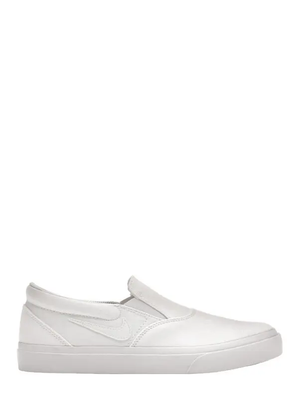 Nike Sb Charge Slip-on Sneakers - White/black