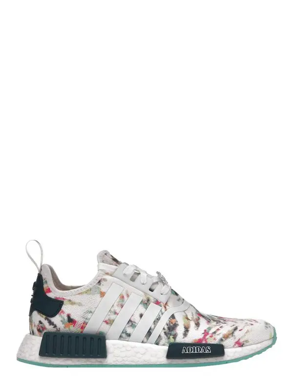 Adidas Nmd R1 Tie-dye Sneakers - Cloud White/wild Teal/acid Mint