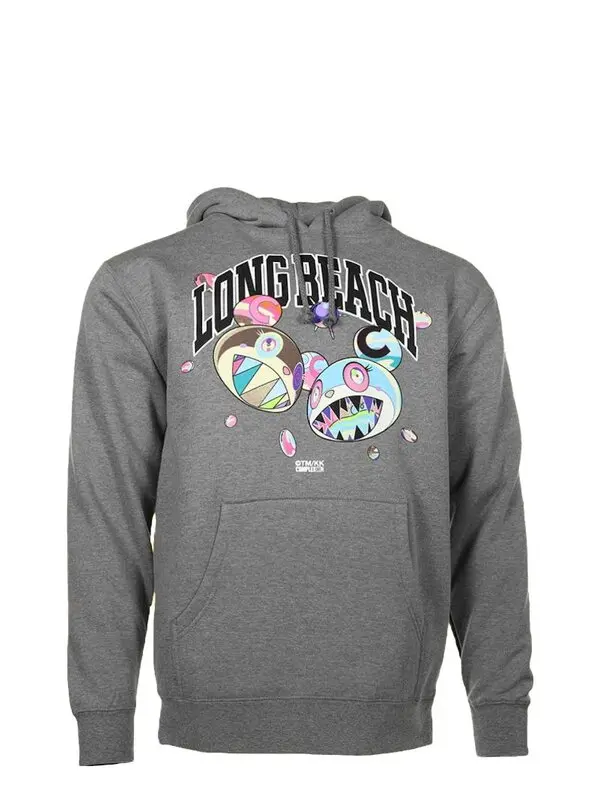 TAKASHI MURAKAMI Complexcon Long Beach Discord Hoodie - Heather Grey