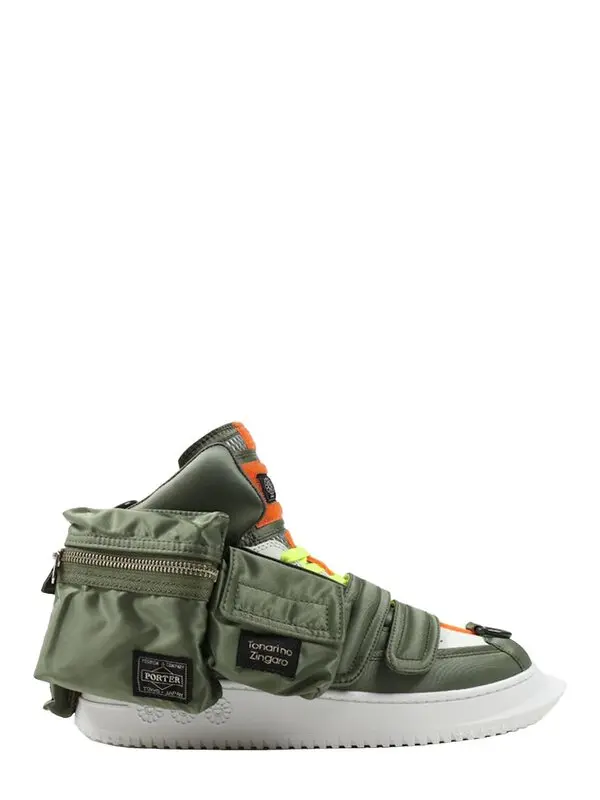 TAKASHI MURAKAMI X Porter Bs06 T.z Sneakers - Olive/white/orange