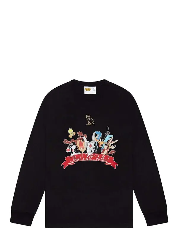OVO X Looney Tunes Longsleeve T-shirt - Black