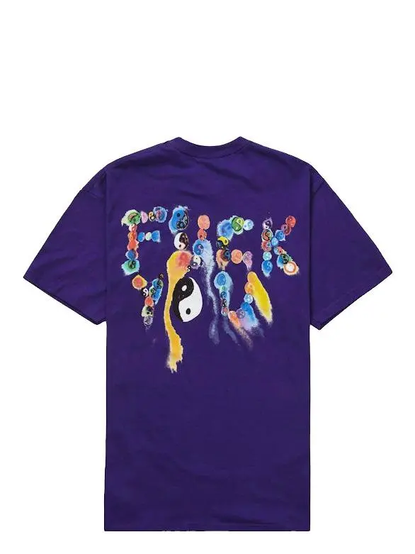 Supreme Yin Yang Tee Shirt - Purple