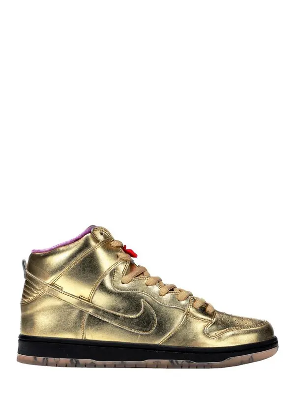 Nike Dunk High Humidity - Metallic Gold/black