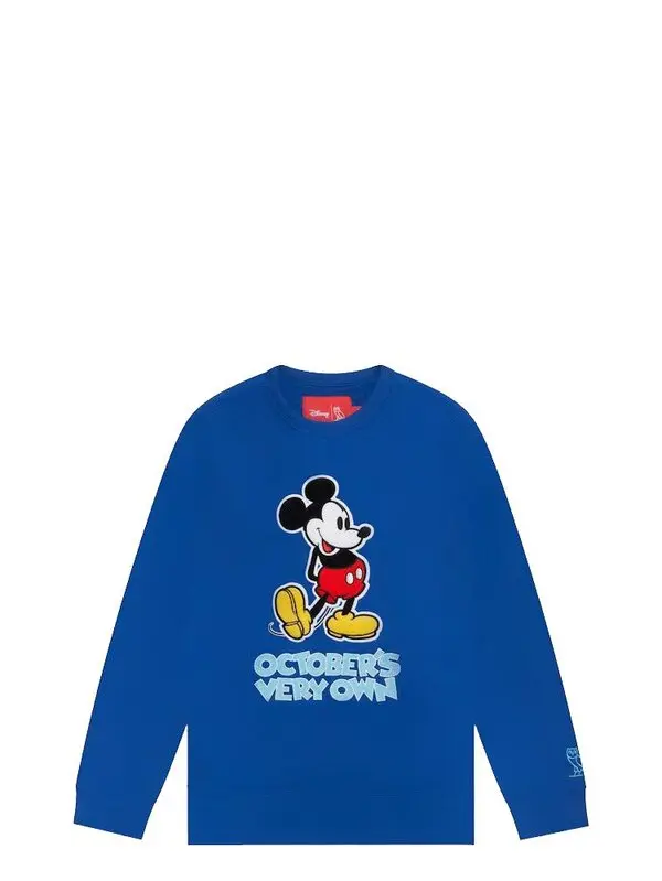 OVO X Disney Classic Mickey Crewneck Sweatshirt - Royal Blue