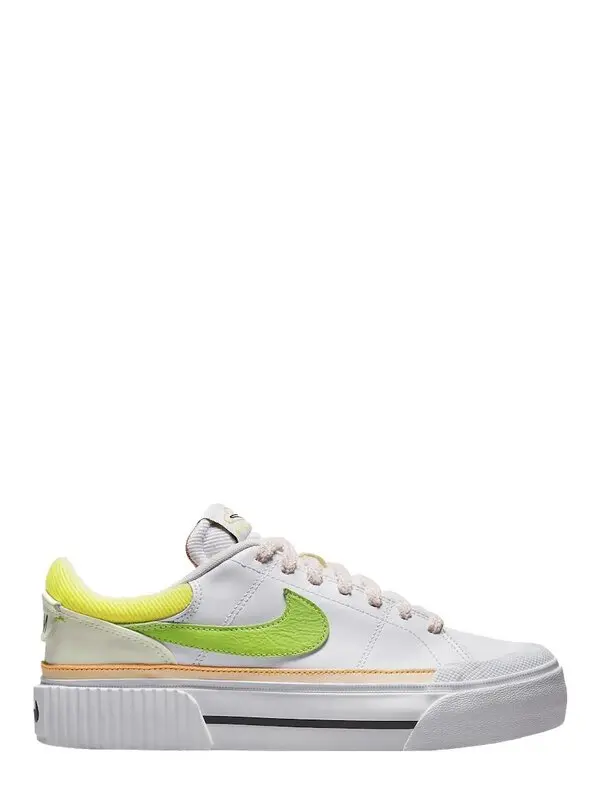 Nike Court Legacy Lift Feel Love - White/pearl Pink/opti Yellow