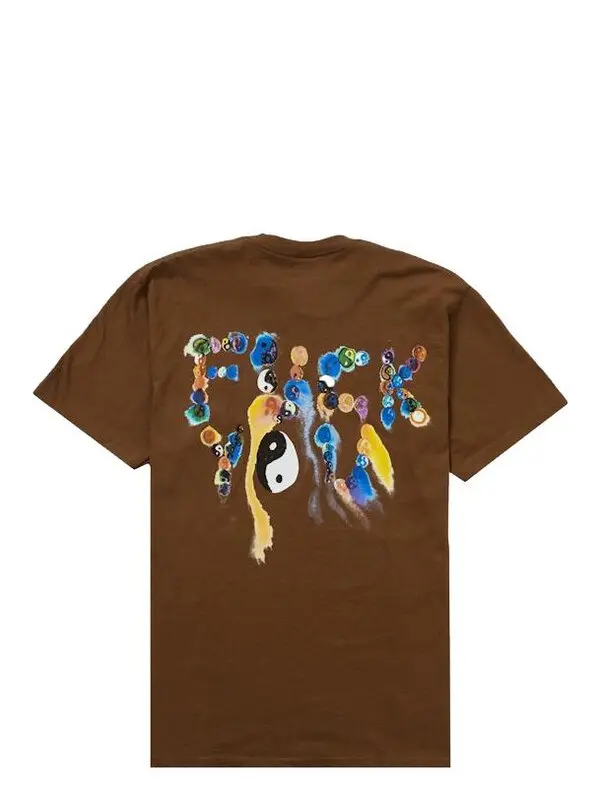 Supreme Yin Yang Tee Shirt - Brown