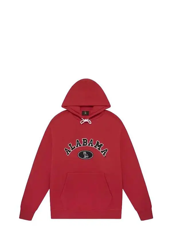 OVO X Ncaa Alabama Crimson Tide Hoodie - Red