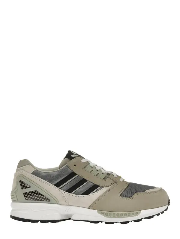 Adidas Zx 8000 Lace Up Sneakers - Feather Grey/core Black/aluminum