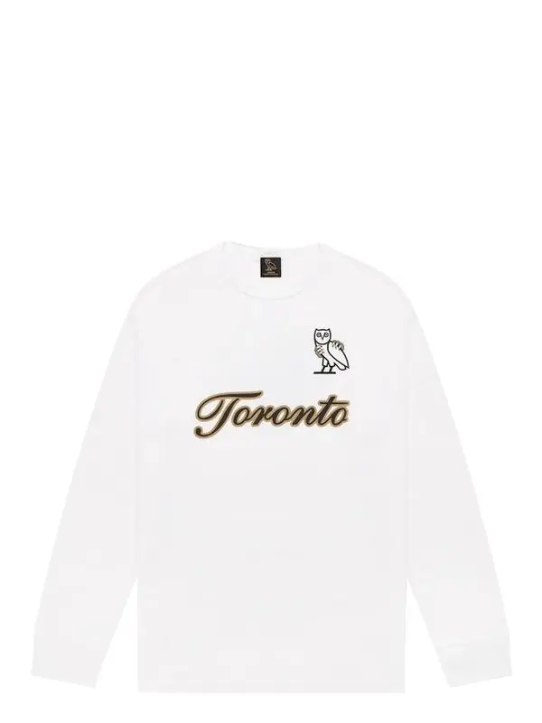 OVO X Nba Raptors Long Sleeve T-shirt - White
