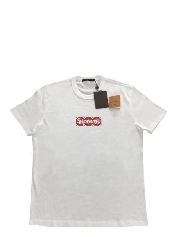 Supreme X Louis Vuitton Box Logo Tee Shirt - White