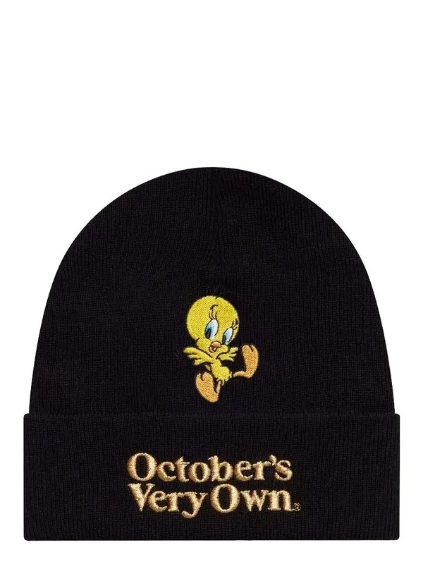 OVO X Looney Tunes Tweety Bird Beanie - Black