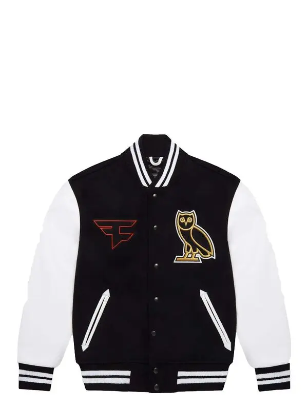OVO Varsity Jacket - Black