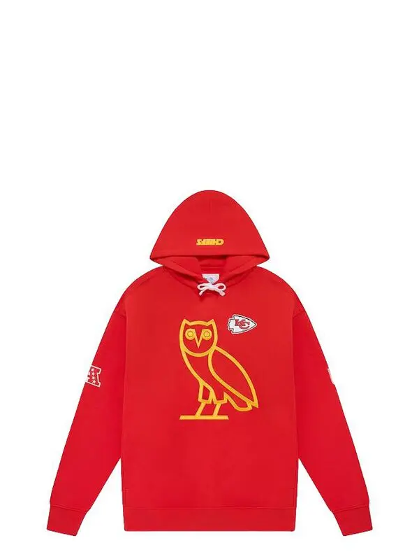 OVO X Nfl Kansas City Chiefs Og Hoodie - Red